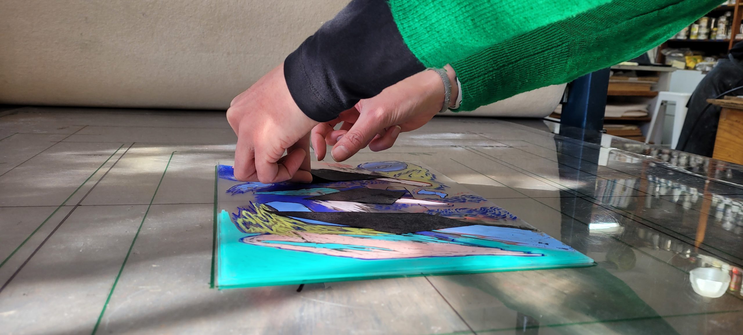 Maaike Bakker | The Interplay of Collage and Abstraction in Monotypes ...