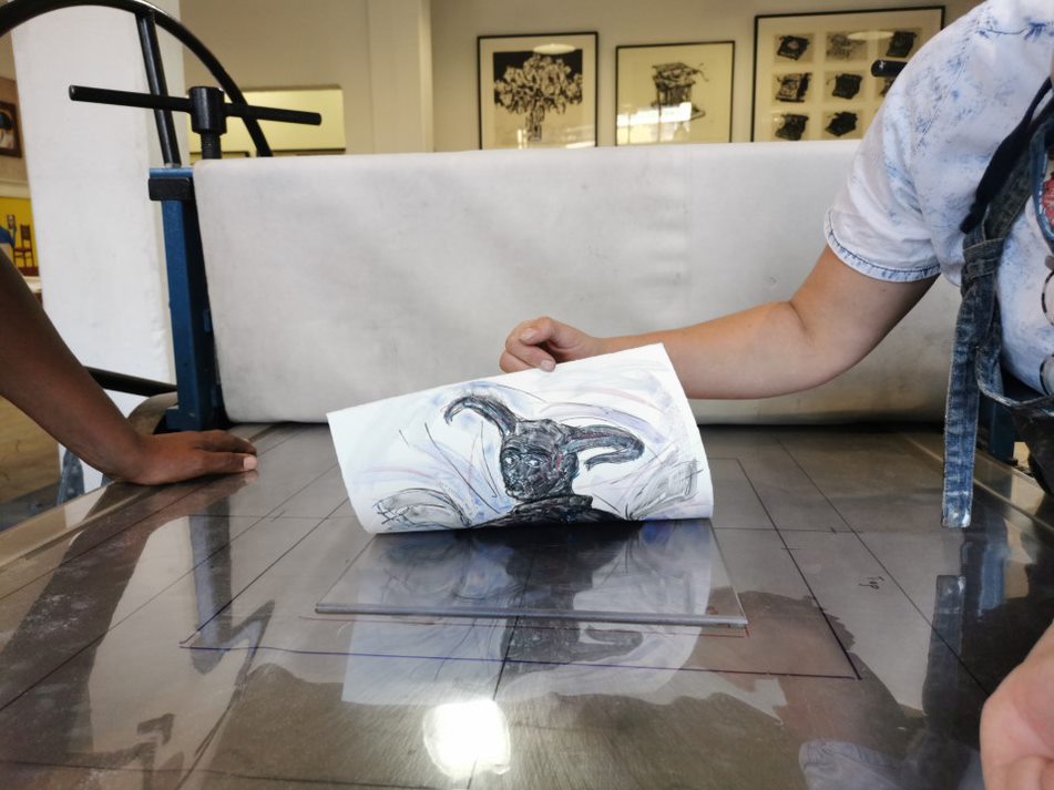 Ceramist Clive Sithole explores watercolour monotypes in recent ...