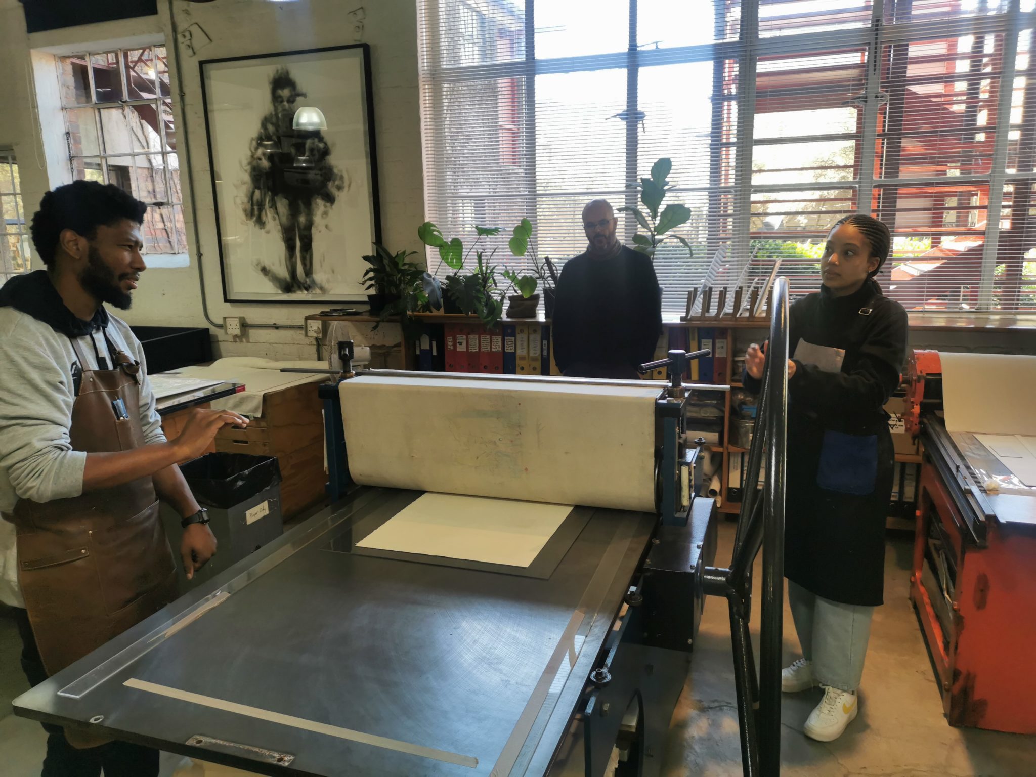 Printmaking, Art and Film: Boemo Diale on her internship at the David ...