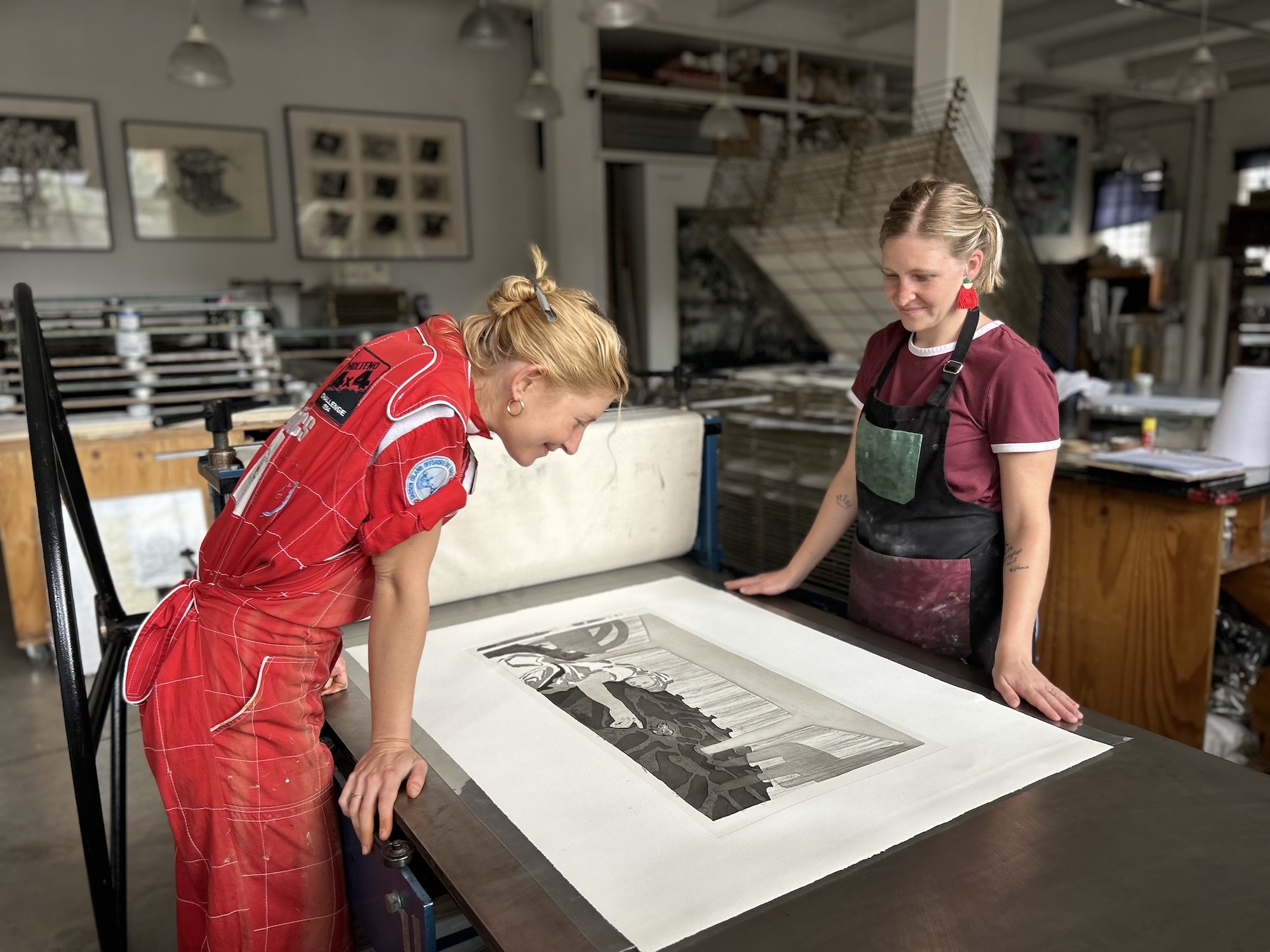 ‘Omens in hot bacon contradiction’ | New Etchings by Anna van der Ploeg ...