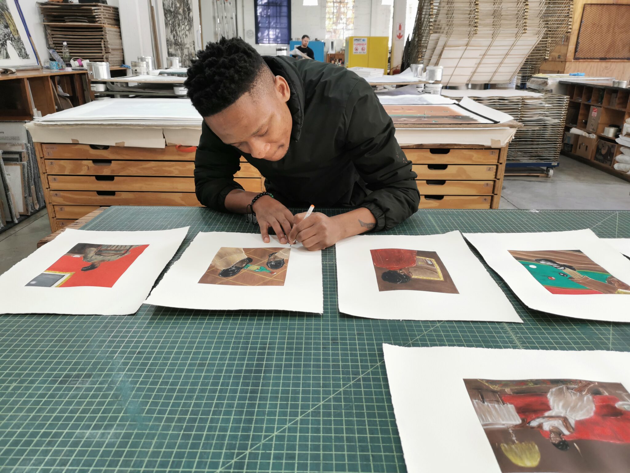 Stephen Langa: Inceptions of Black Serenity - DAVID KRUT PROJECTS