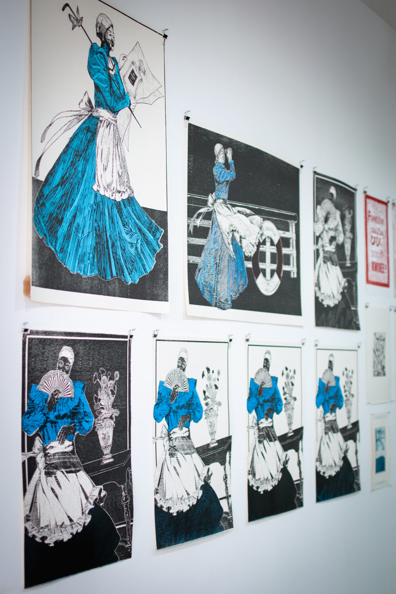 Sophie’s Return: Mary Sibande’s New Woodblock Series Reimagines Leisure as Liberation - DAVID ...