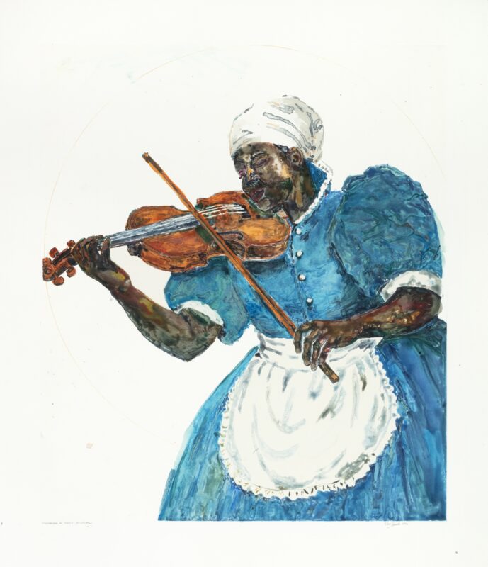 Luxury as Legacy: Printed Work by Mary Sibande - DAVID KRUT PROJECTS