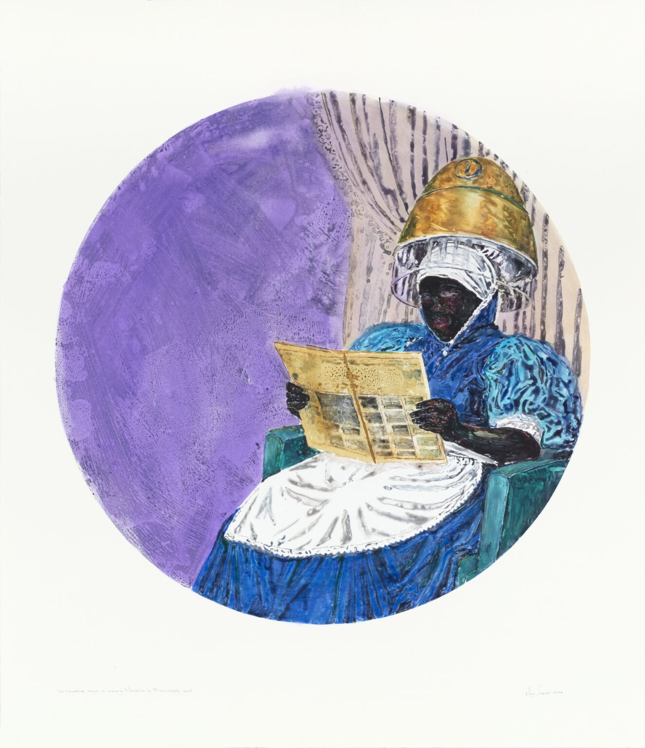 Luxury as Legacy: Printed Work by Mary Sibande - DAVID KRUT PROJECTS
